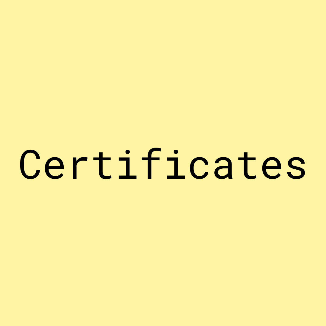 Certification Exams Catalog — W3Schools.com