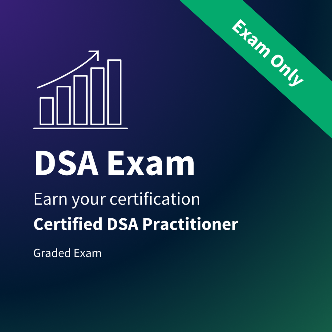 DSA Certification Exam — W3Schools.com