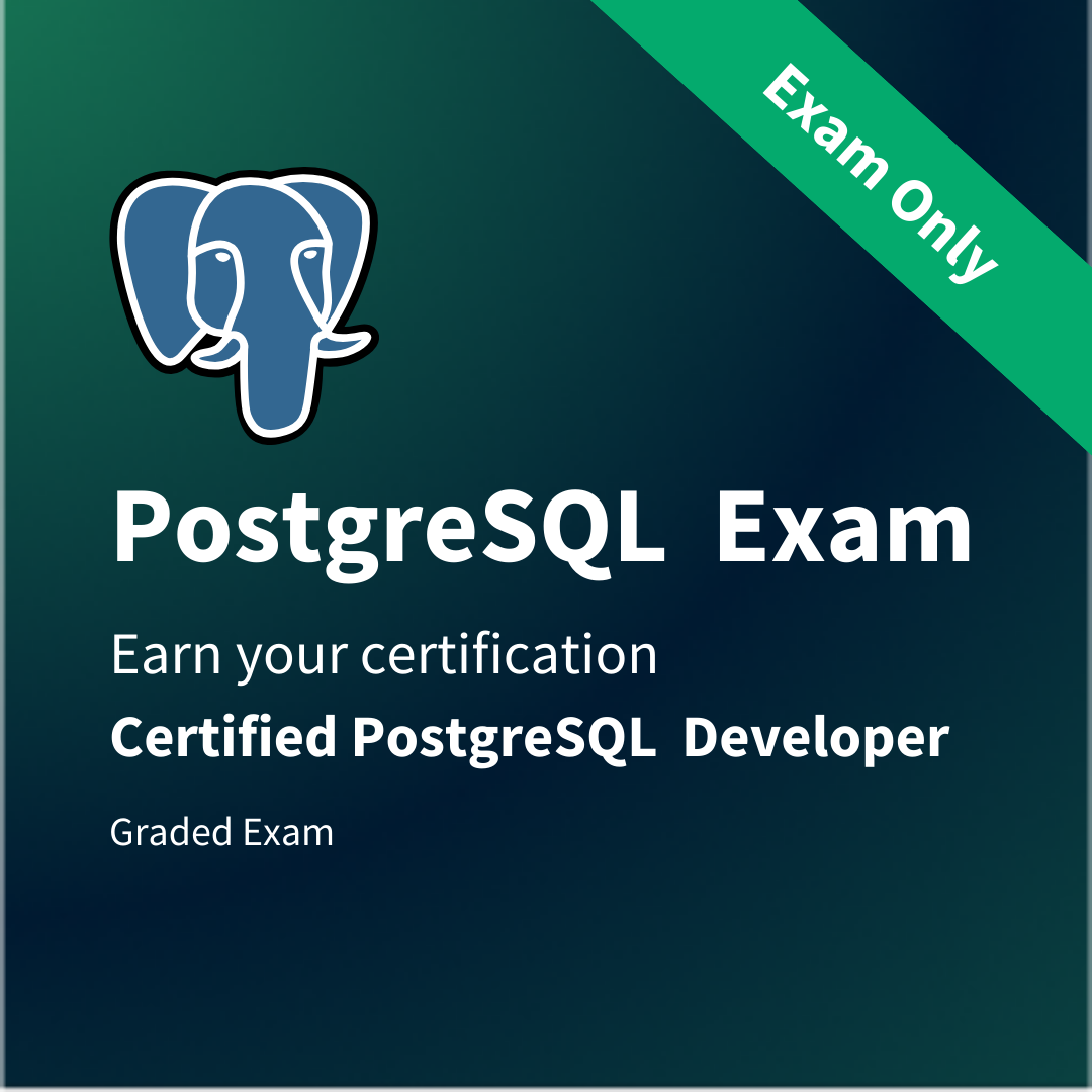 PostgreSQL Certification Exam — W3Schools.com