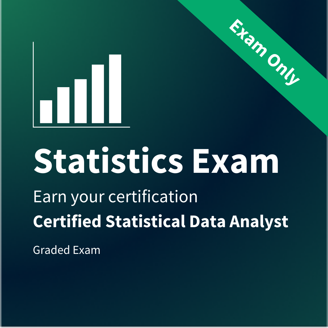 Statistics Certification Exam — W3Schools.com