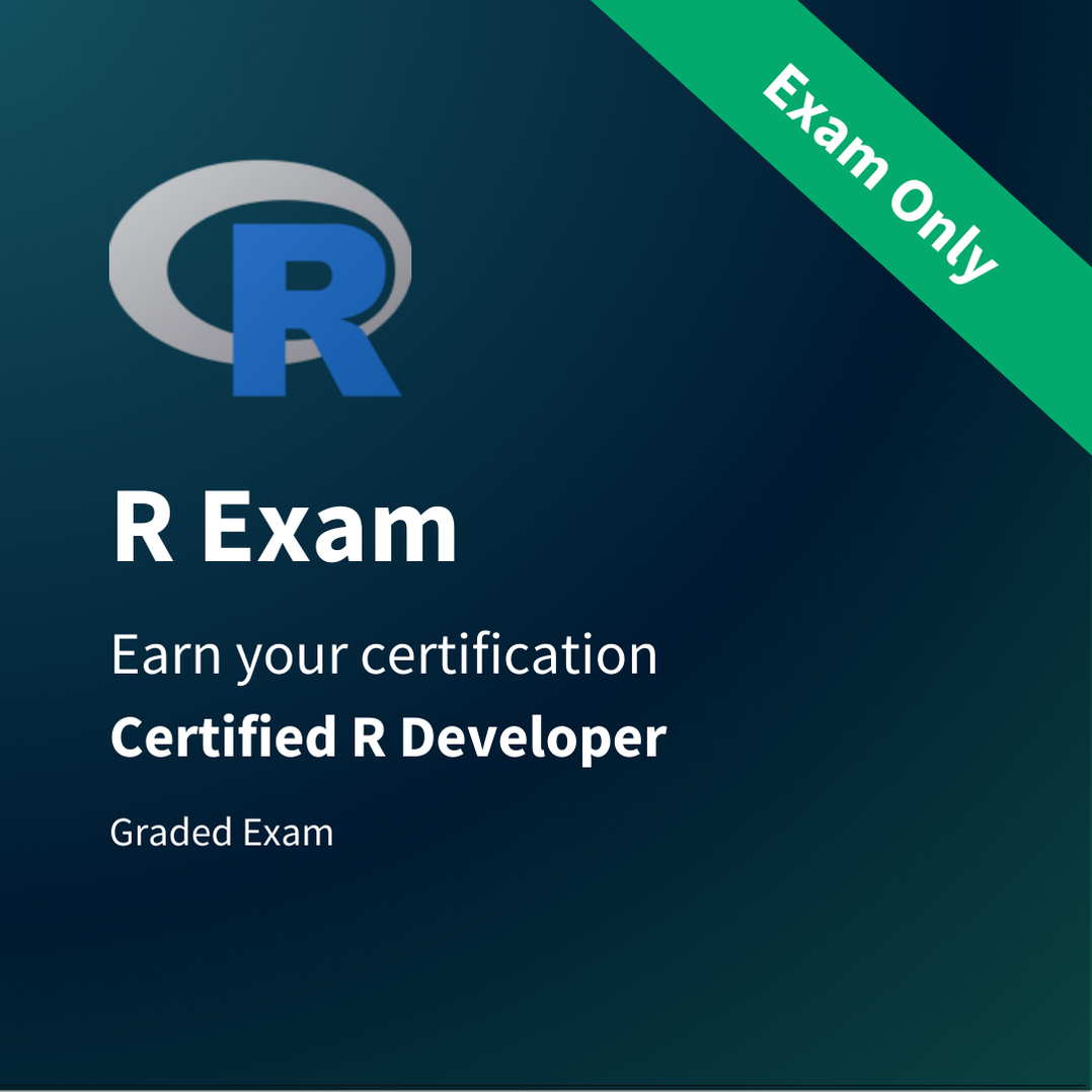 R Certification Exam — W3Schools.com