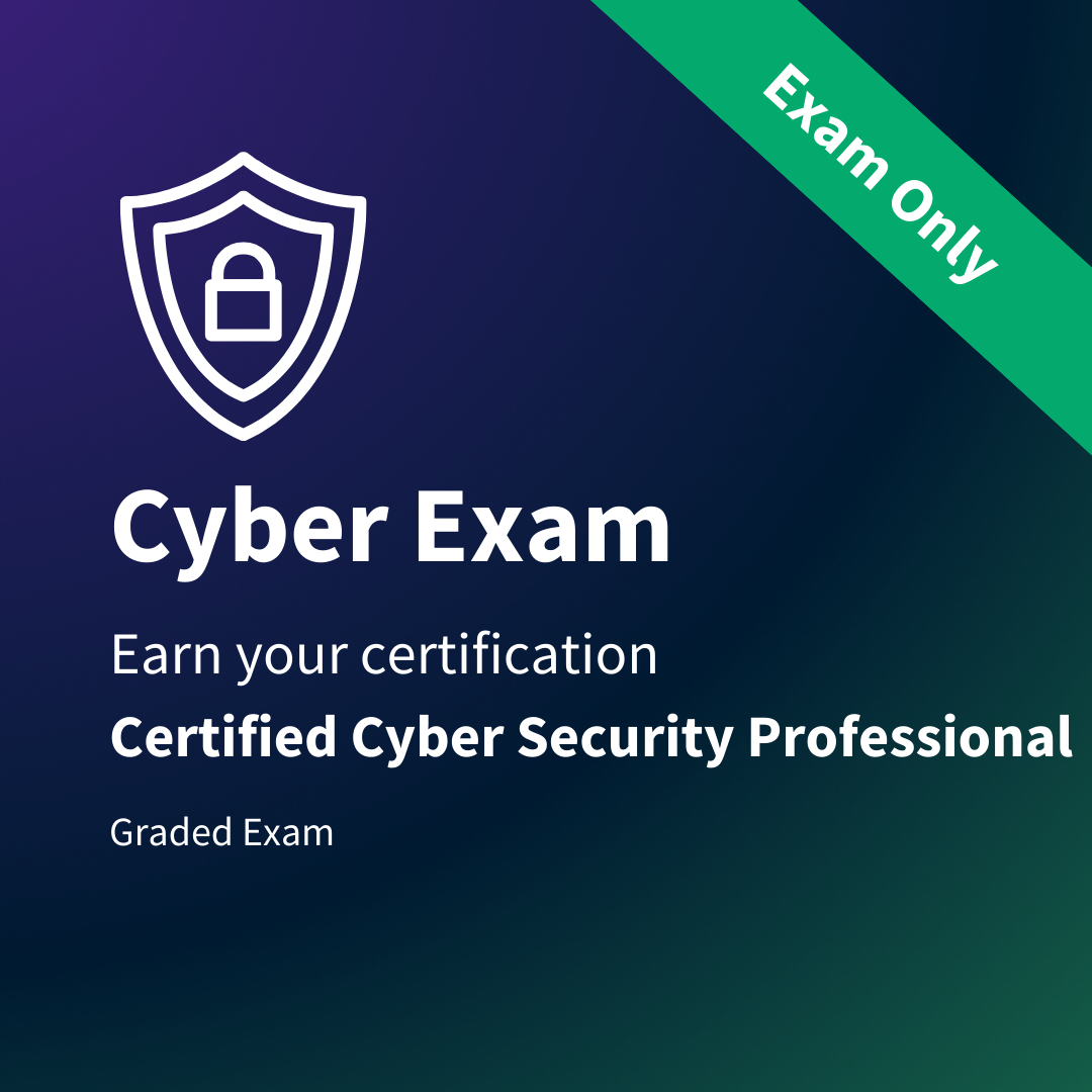 Cyber Security Certification Exam — W3Schools.com