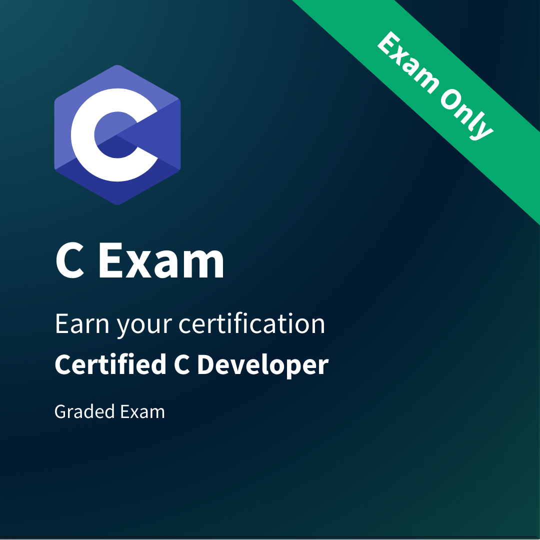 C Certification Exam — W3Schools.com