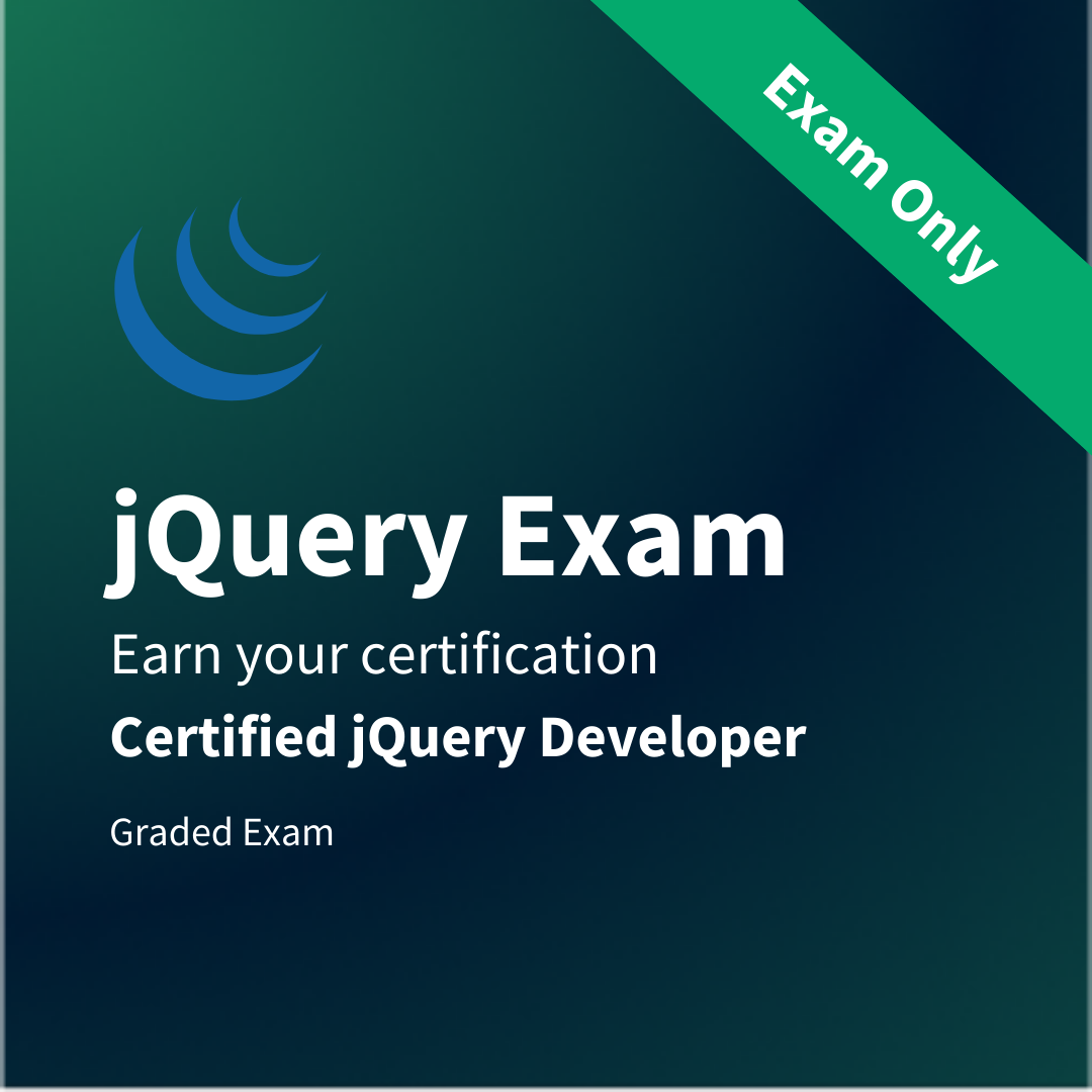 jQuery Certification Exam — W3Schools.com