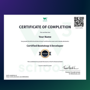 Learn Bootstrap 5 — W3Schools.com