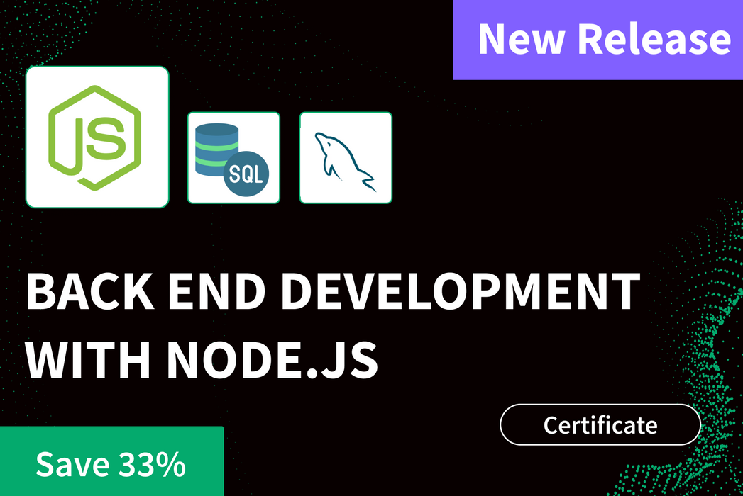 Back End Development with Node.js Certification — W3Schools.com