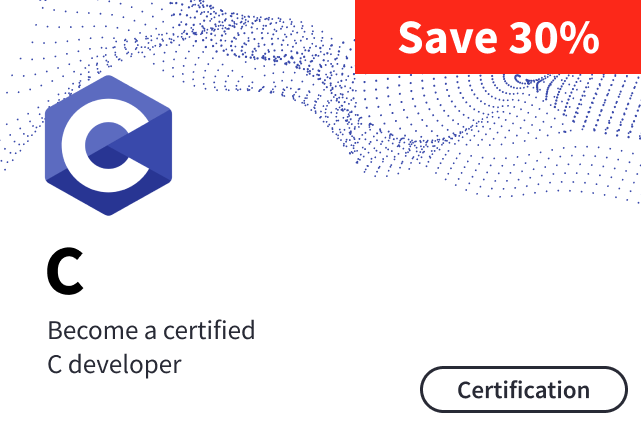 C Certification Exam — W3Schools.com