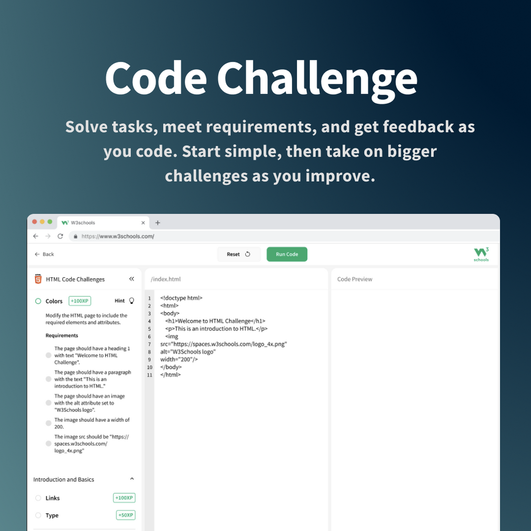 W3Schools Plus: 1-Year Subscription — W3Schools.com
