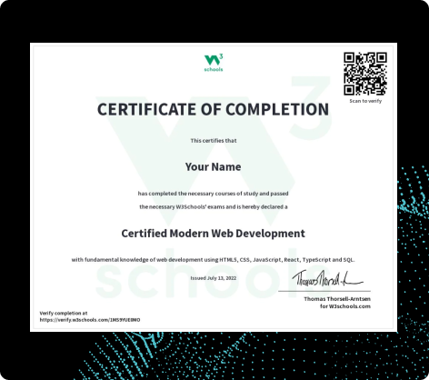 Learn Modern Web Development — W3Schools.com
