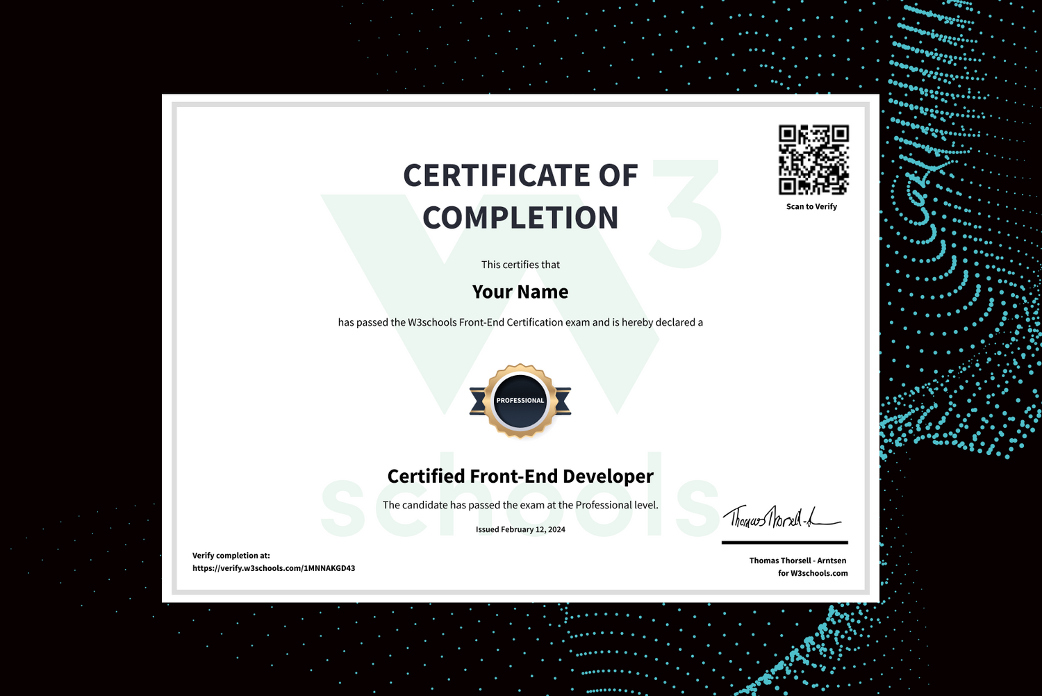 Learn Front-end Development — W3Schools.com
