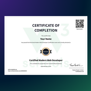 Learn Modern Web Development — W3Schools.com