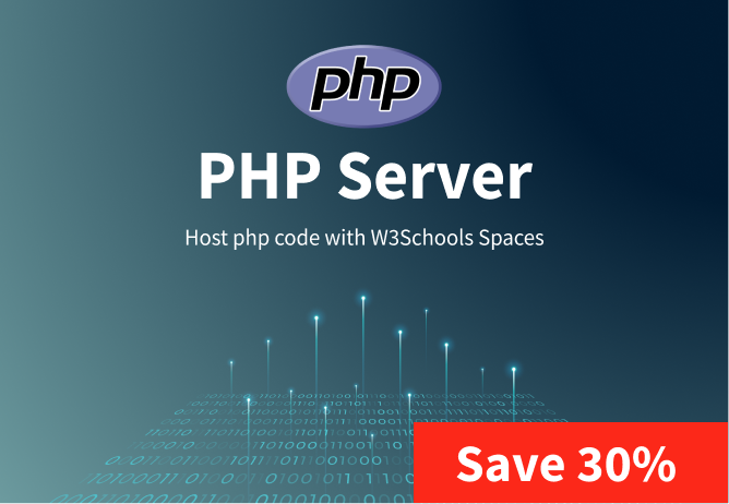 PHP Server — W3Schools.com