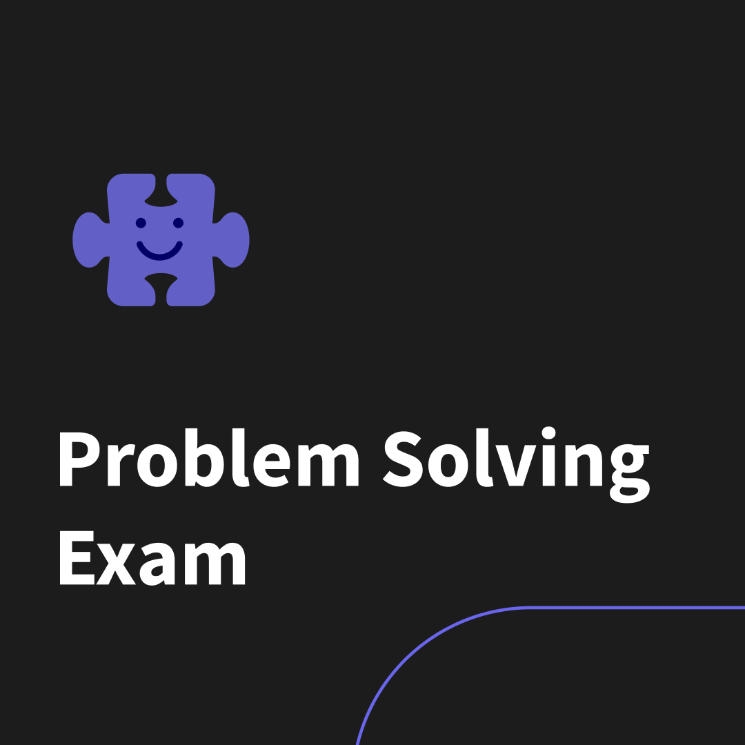 Problem Solving Certification Exam — W3Schools.com