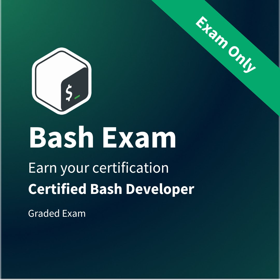Bash Certification Exam — W3Schools.com