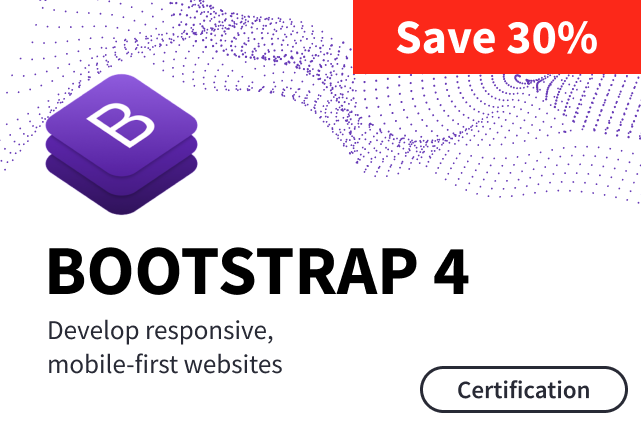 Bootstrap 4 Certification Exam — W3Schools.com
