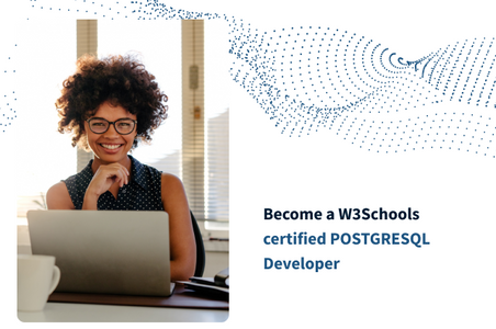 PostgreSQL Certification Exam — W3Schools.com