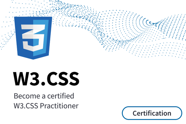 W3.CSS Certification Exam — W3Schools.com